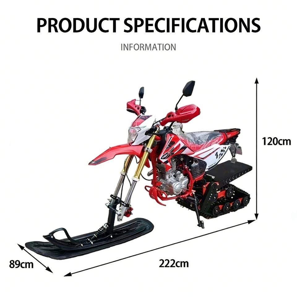 4-stroke Snowmobile - Durable & Versatile All-Terrain Vehicle