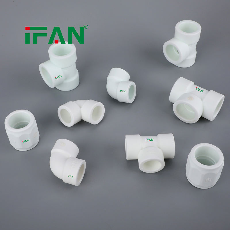 IFAN Factory PPR Pipe Fittings Equal Cross Tee Elbow White Wholesale ...