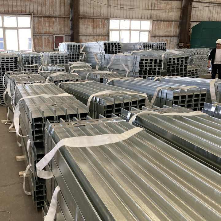 Hot Dip Galvanised Steel H-Beams Universal Column Hot Rolled and Cut ...