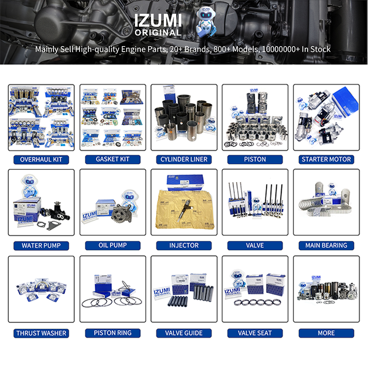 IZUMI ORIGINAL 4M51 Fuel Injector 093400-7150 ME242037 Nozzles Diesel ...