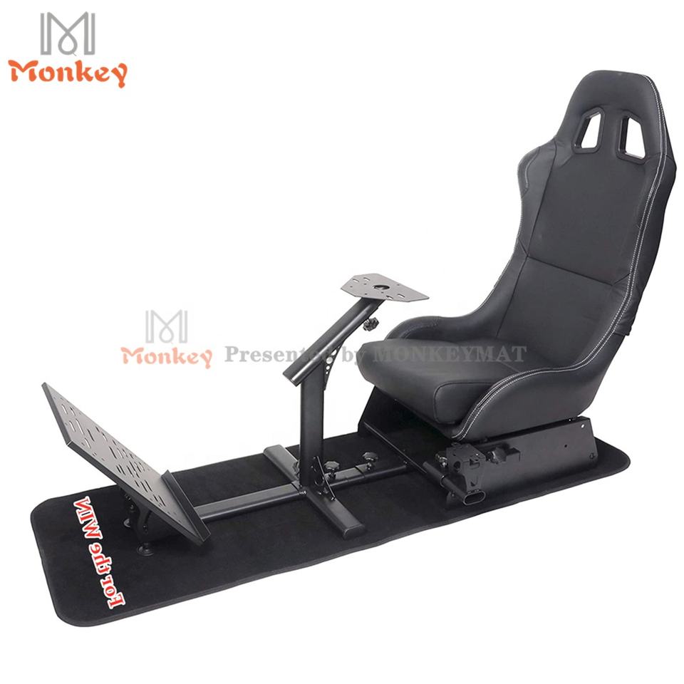 Customize Racing Simulator Cockpit Floor Mat - 4MM Rubber