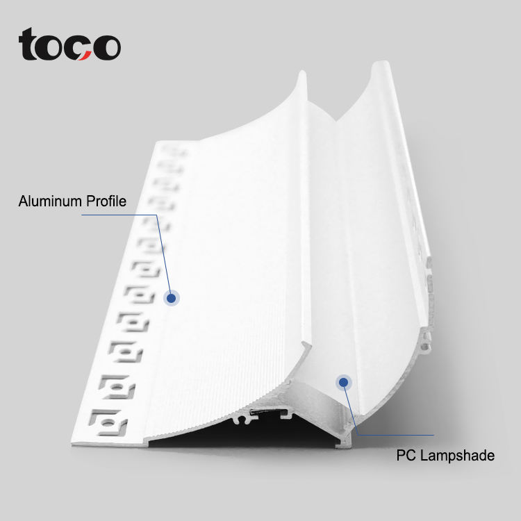 Drywall Cove Lighting Led Aluminum Groove Trimless Indoor Ceiling LED ...