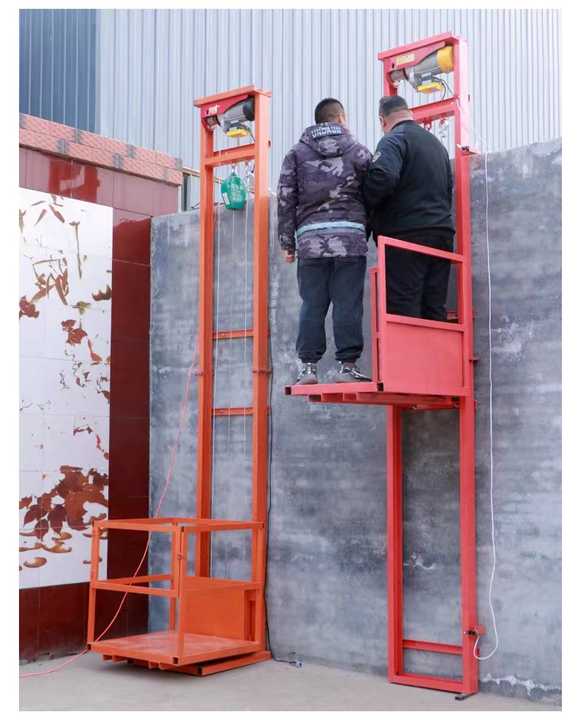 Small Electric Monorail Freight Elevator for Cargo & Person