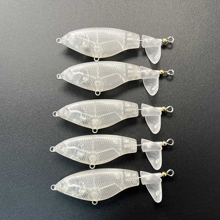 8.5cm Whopper Plopper Unpainted Popper Lure Blank Lure Body