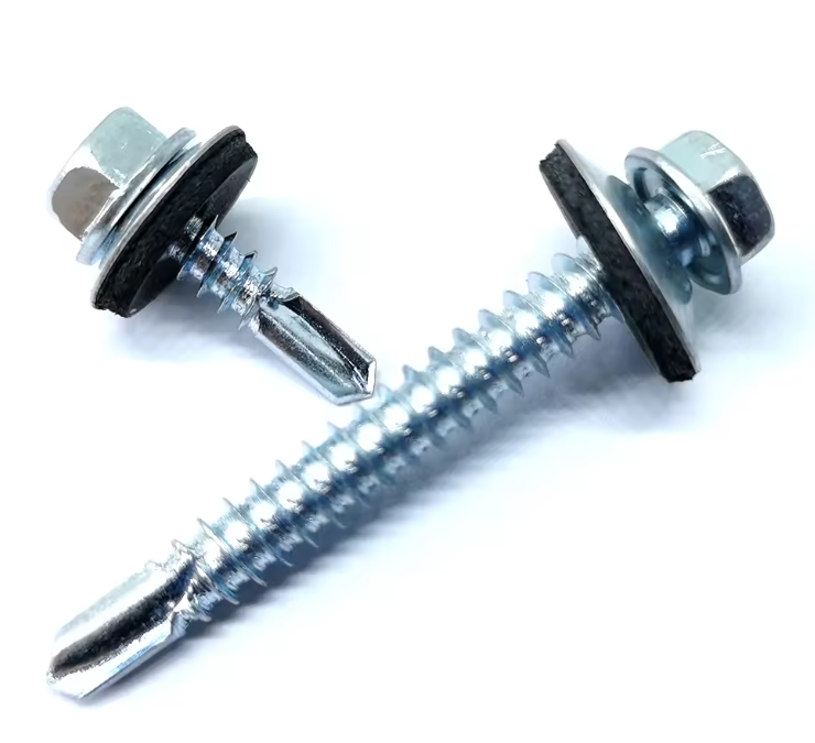 DIN7504K Carbon Steel Roofing Screw Fastener Cap Head Self-Drilling Hex ...