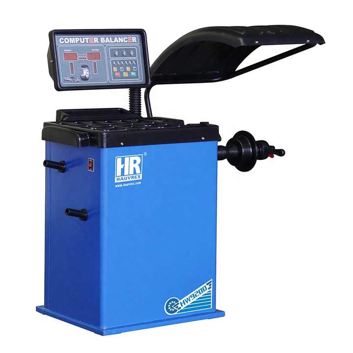 HW9200 Mobile Wheel Balancer - Manual Tire Balancing Machine with 200 R ...
