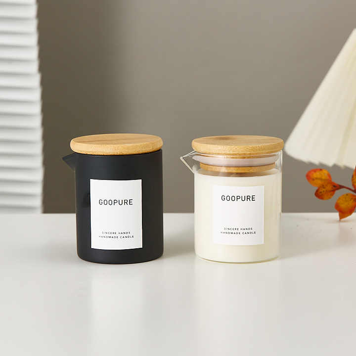 6oz Empty Matte Black Massage Candle Jar - Perfect for Gifts
