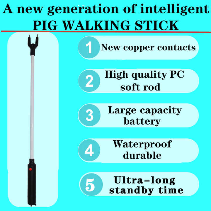 Pig Farming 100cm Equipment Waterproof Electric Pig Cow Cattle Drive ...