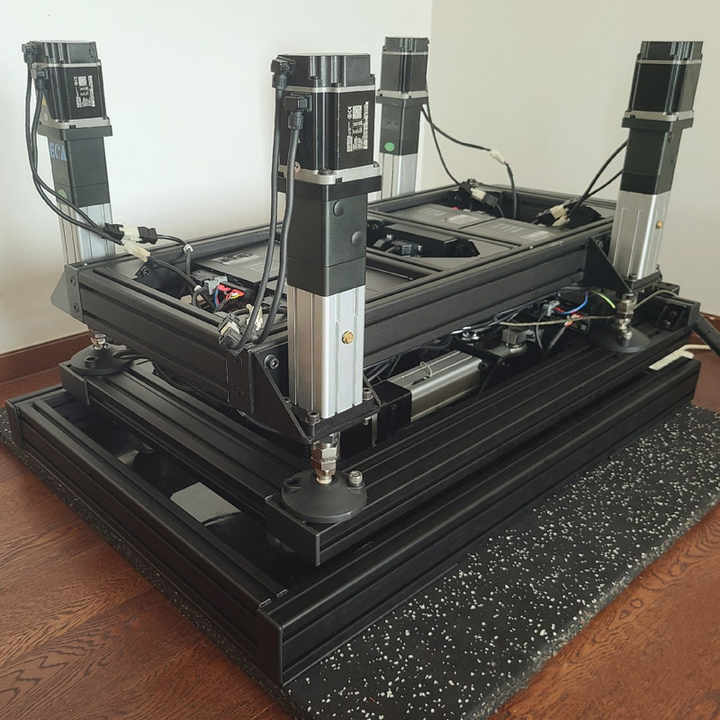 High-Performance 6DOF Racing Simulator Cockpit Seat Virtual Reality ...