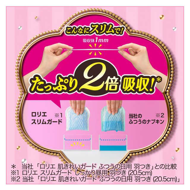 KAO Laurier Sanitary Napkins - Ultra Thin, Wingless, and Breathable