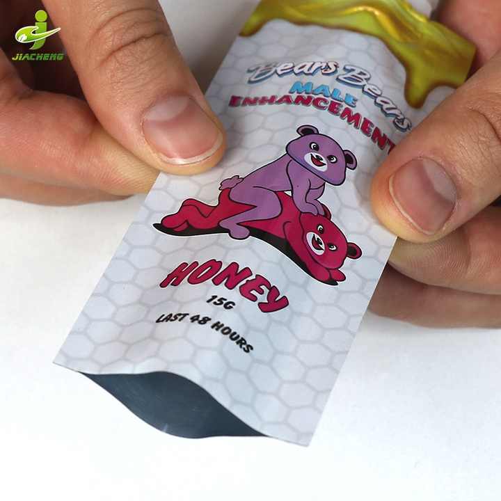 Luxury Custom Plastic Aluminum Foil Laminated Honey Sachet