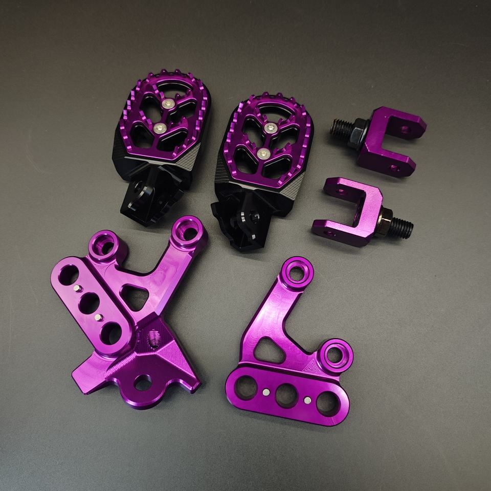 For Surron Part CNC Axle Blocks Footpeg Triangle Linkage Disc Guard ...