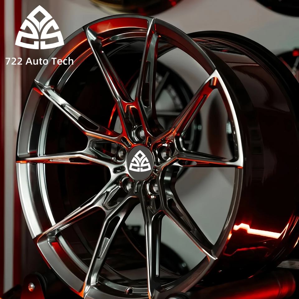 722Auto New Custom Deep Concave Multi Spoke Forged Wheels 5x112/114.3 ...