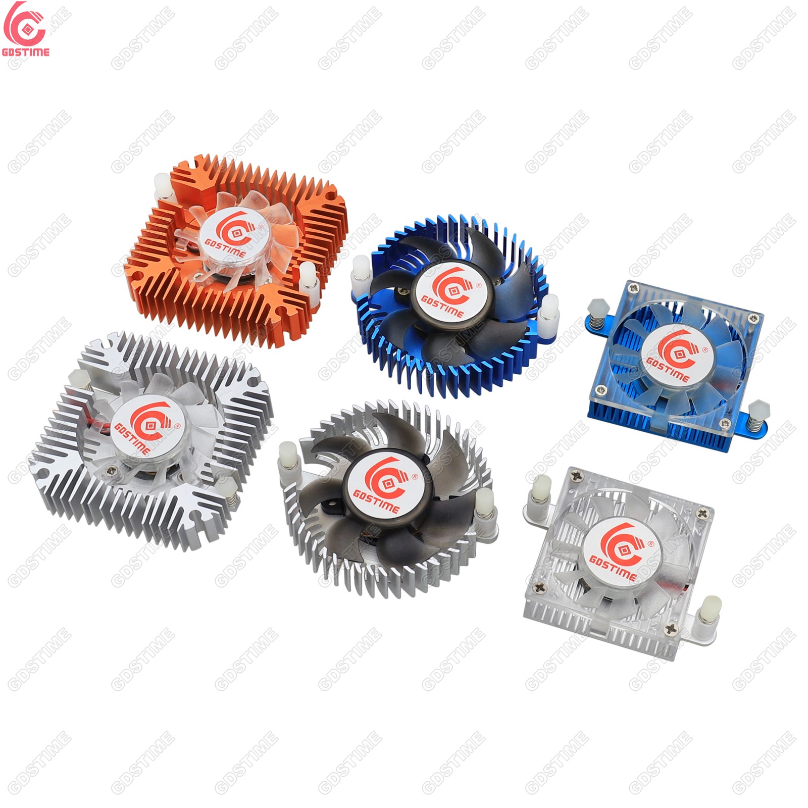 Computer 12V 5V 2Pin 40x40mm 55*55mm Graphics Card VGA CPU IC Heatsink ...