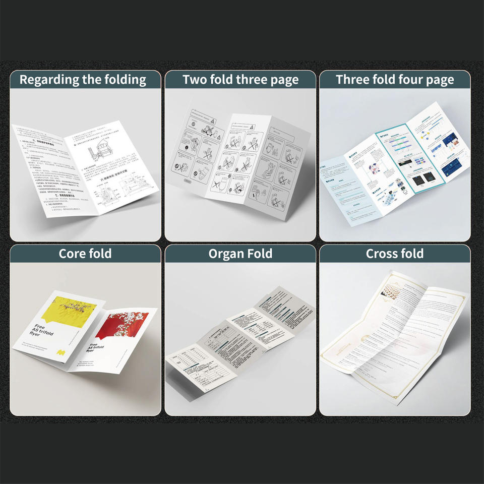 Custom-Printed A5 Coated Paper Art Cardboard Folding Brochures Flyers ...