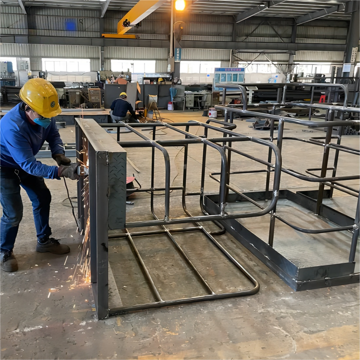 Custom Large Heavy-Duty Metal Steel Frame Fabrication Services Heavy ...