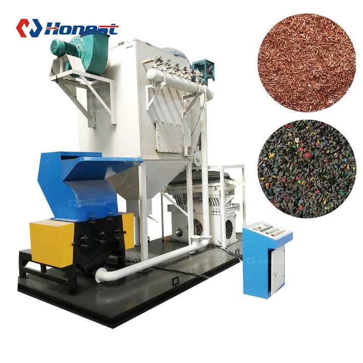 Industrial Copper Granules Separator: Heavy-Duty Wire Recycling & Cable ...