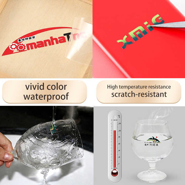 Custom Size Vinyl Stickers - Waterproof & 3D Metal Transfer