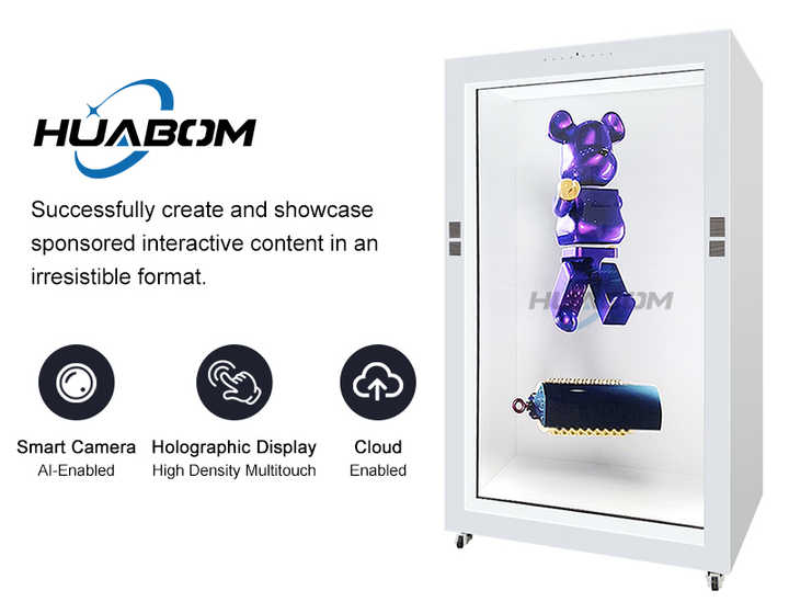 86 Inch 3d Holographic Display Screen & Hologram Video Projector - Oem