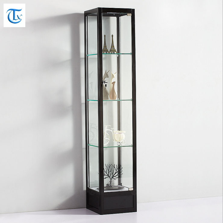 Glass Corner Showcase - Elegant Display Cabinets for Any Space