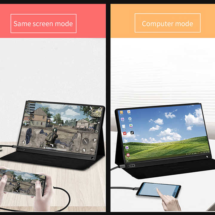 Portable Monitor Usb Type-C 15.6 Inch Portable Monitor for Laptop ...
