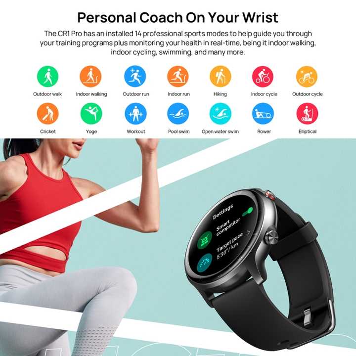 Original DOOGEE CR1 Pro 1,28-Zoll-TFT-Bildschirm Smart Watch 5ATM ...