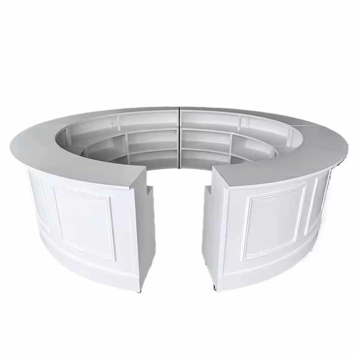 Elegant Large Circular Rental Bar Table - Perfect for Events