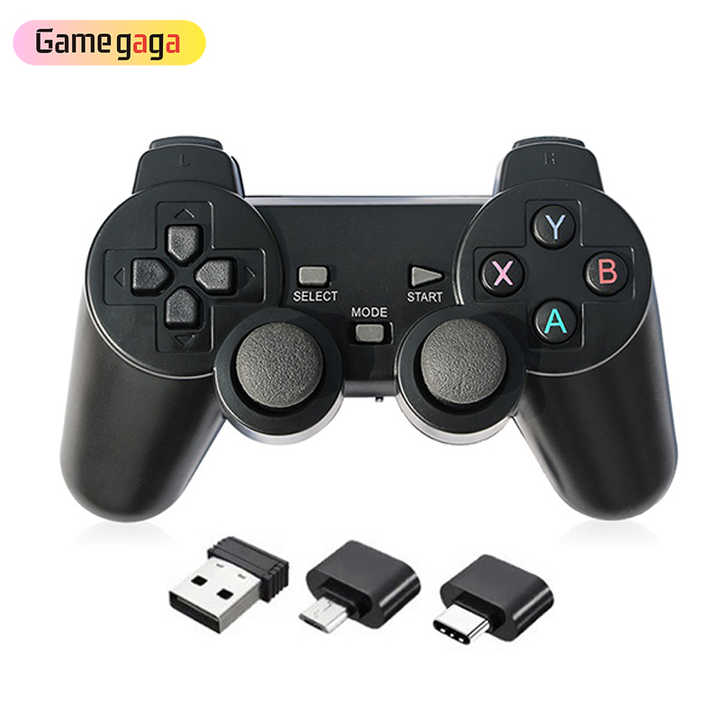 2.4ghz Wireless Gamepad Usb Game Controller Usb Joystick For Pc Ps2/ps3 ...
