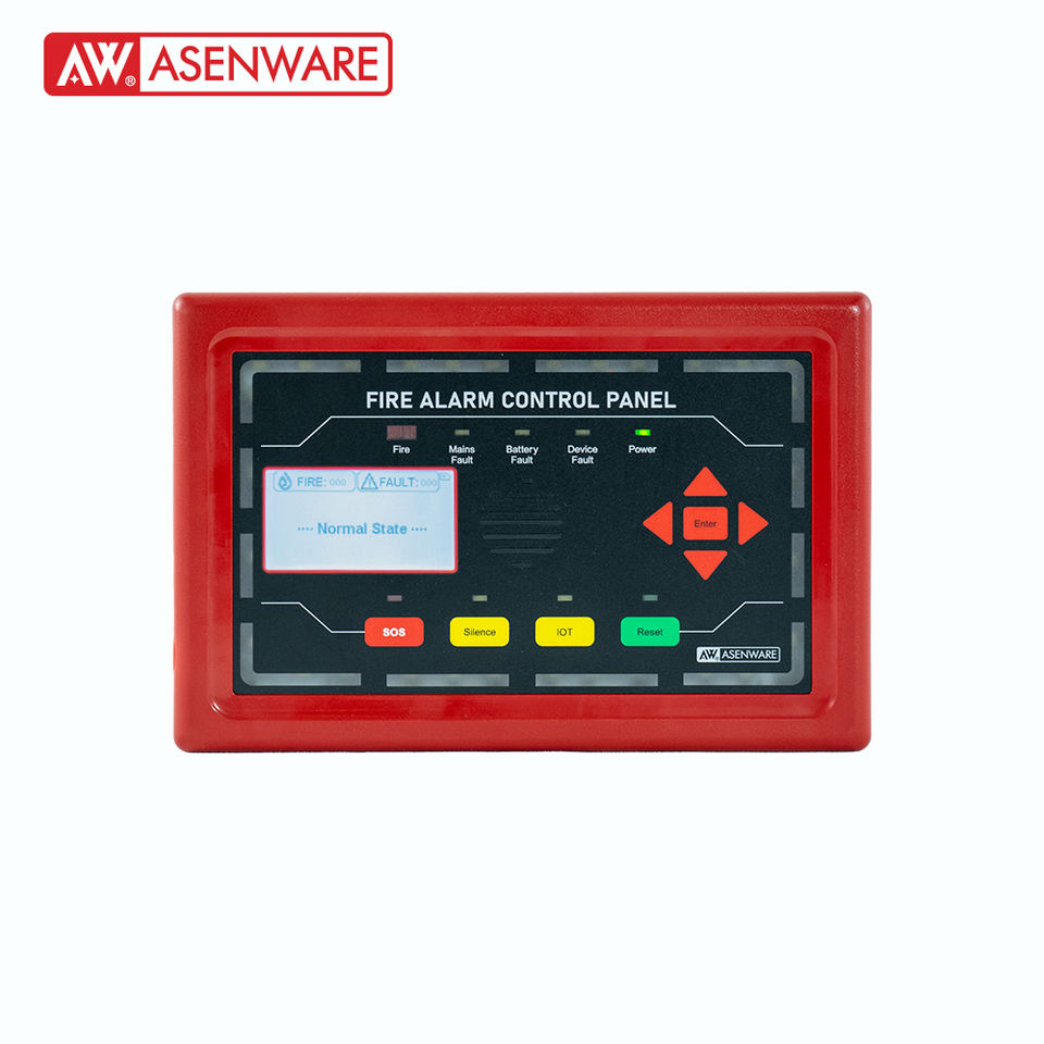 Smart Addressable Wireless Home Fire Alarm Control Panel With GSM ...