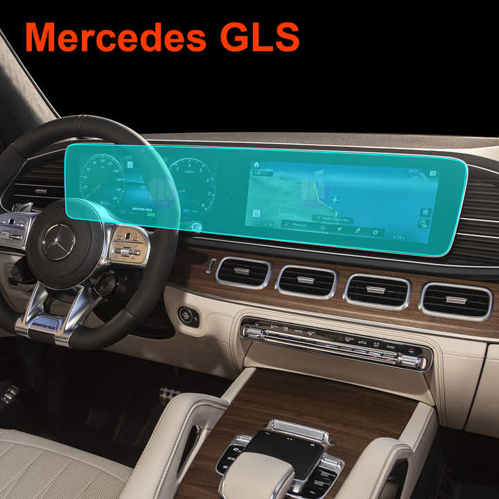 Mercedes Benz Maybach AMG GLS 63 Multimedia Display Protective Film ...