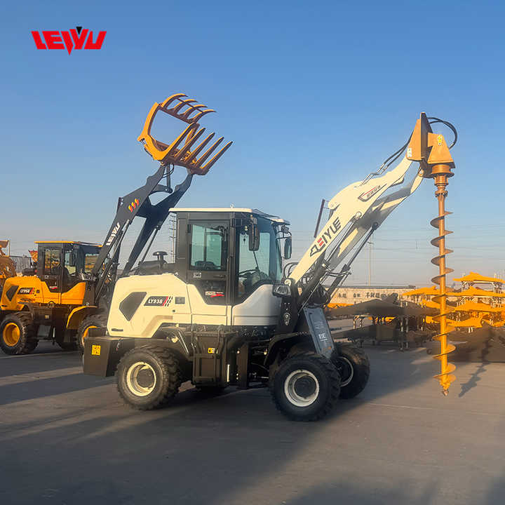 Chinese Wholesale Mini Front Wheel Loader 4WD Low Maintenance Cost ...