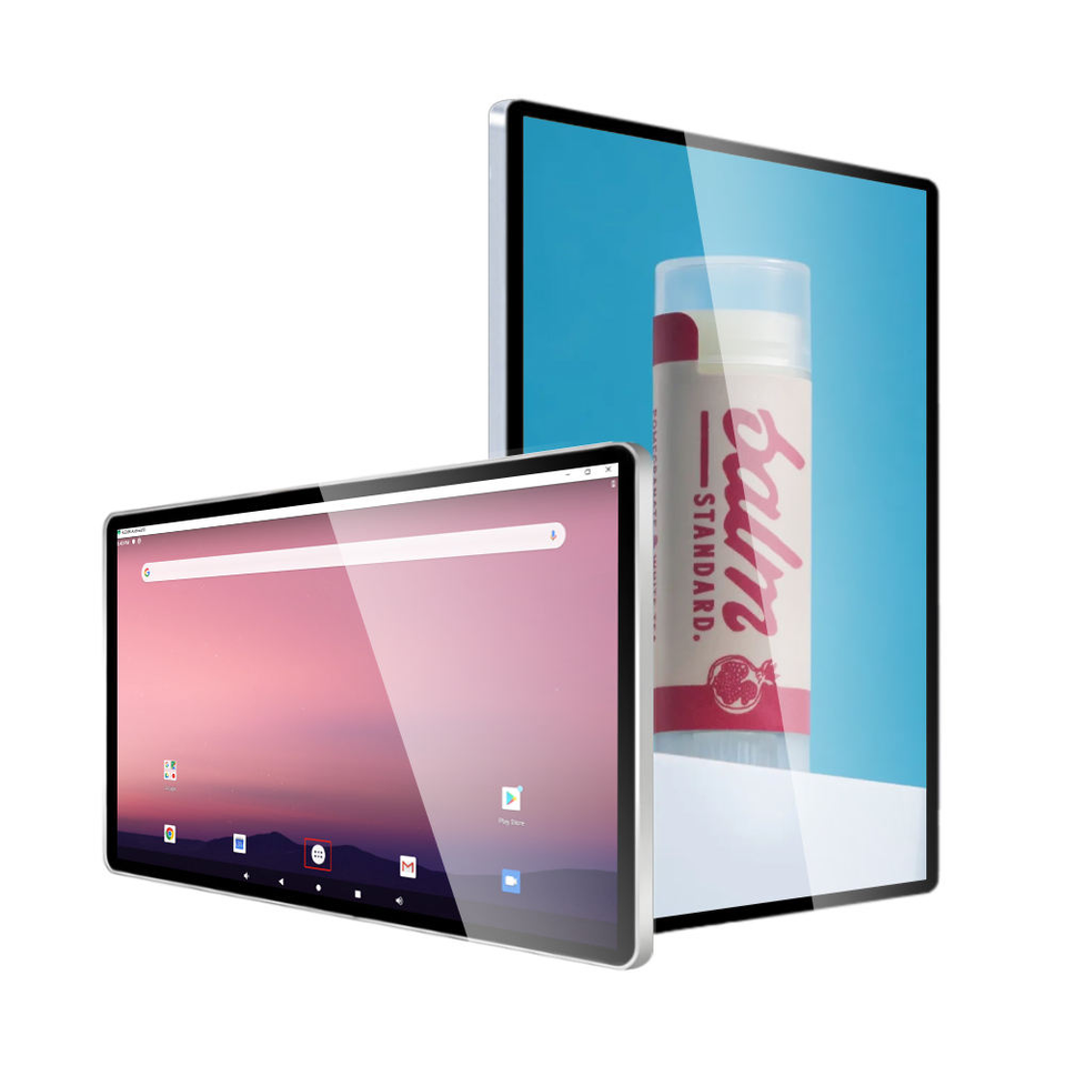 Ceiling Mounted Digital Signage Window Double-Sided Advertising Screen ...