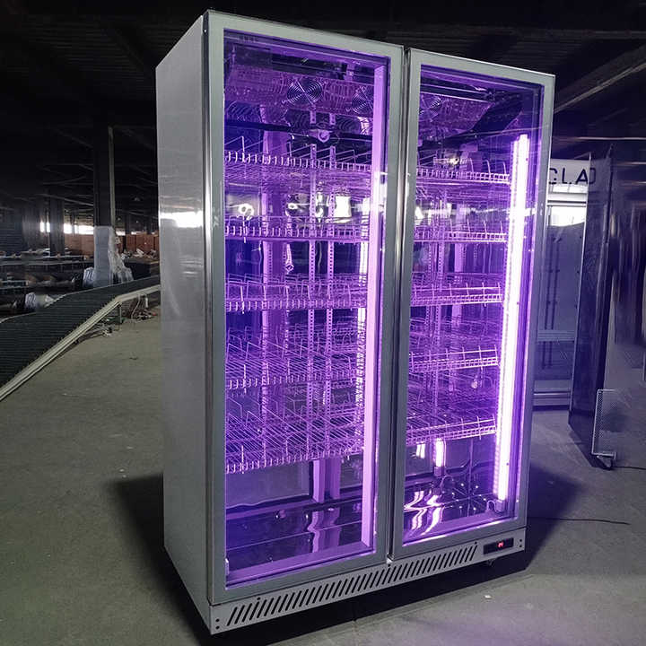 Full Glass Door Bar Display Fridge Commercial Energy Drink Beverage ...