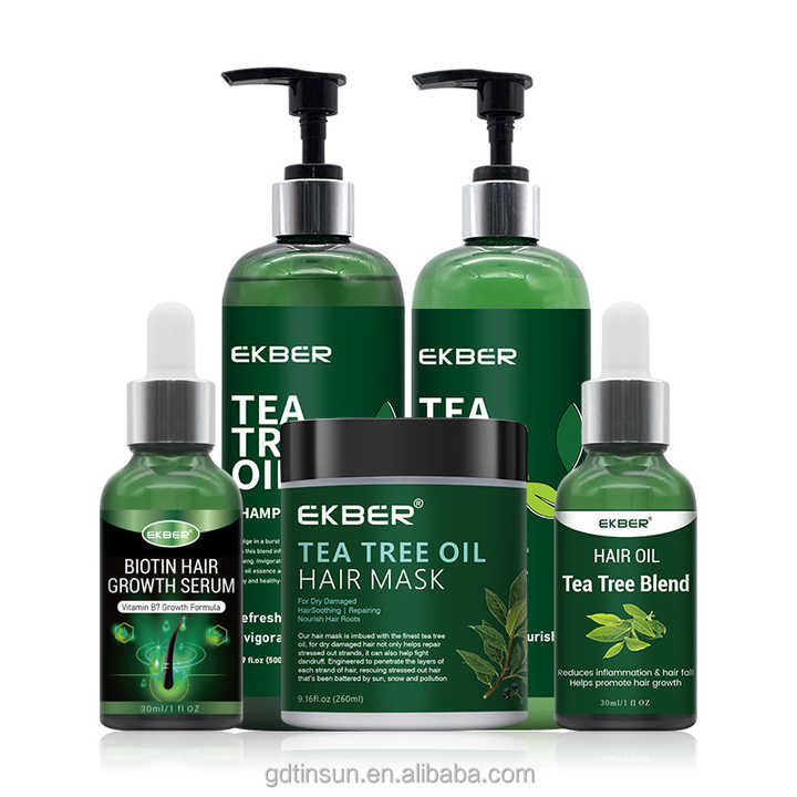 Customize Logo Refreshing Tea Tree Shampoo and Conditioner Private ...