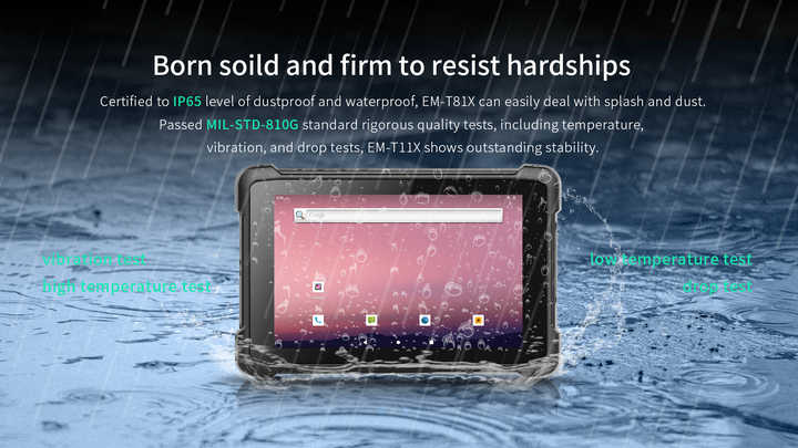 T11X Rugged Android Tablet - IP67 Waterproof, Octa-core