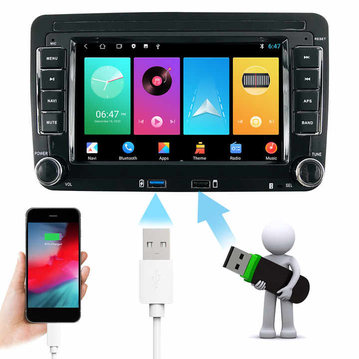 7'' Touch Screen Android Car Radio for VW Polo & Golf