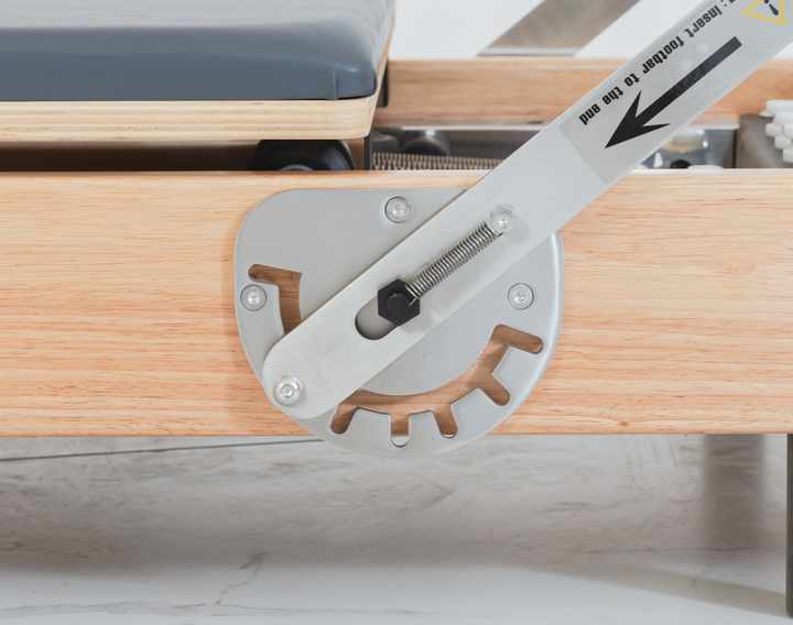 Oak Wood Expandable Legs Folding Bed Home Pilates Reformer Machine ...