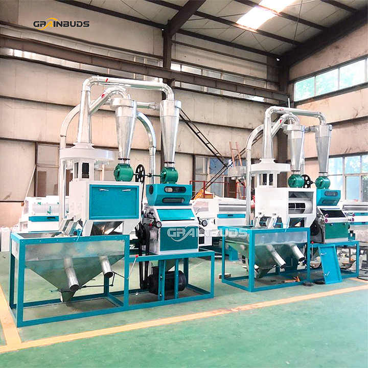 10 Tons Mini Maize Mill Grade 1 Maize Flour Milling Machine for Small ...