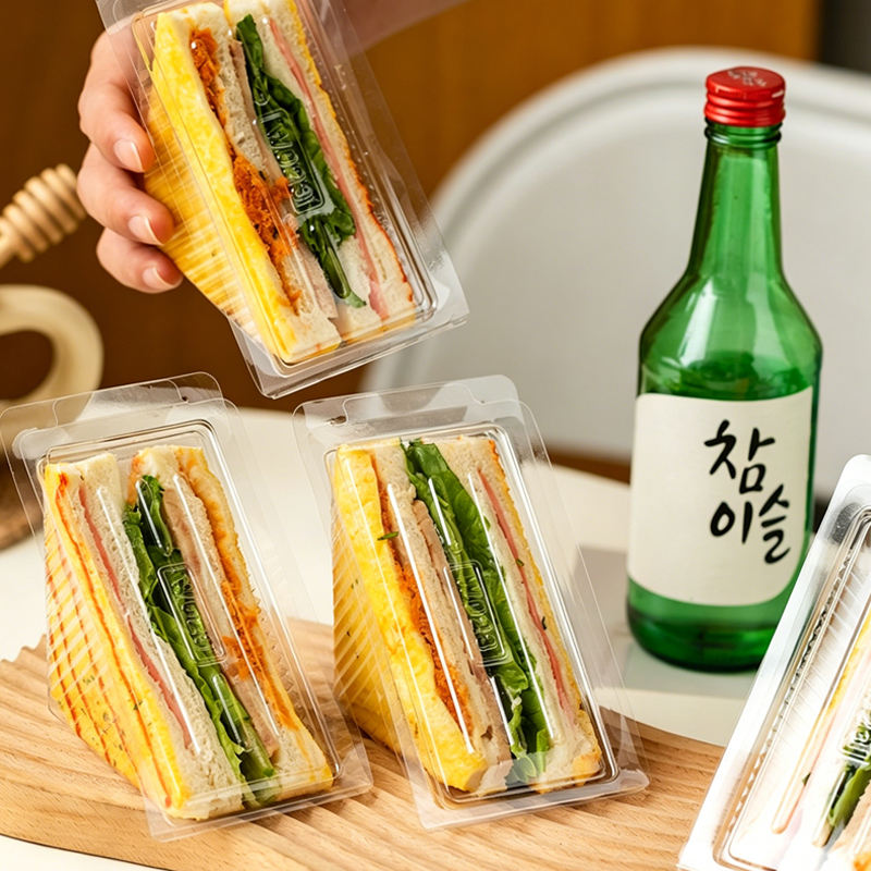 Wholesale Clear Plastic Sandwich Containers Reusable Leakproof to Go ...