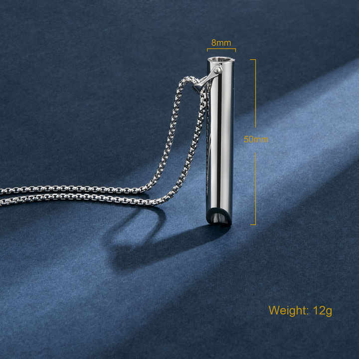Stainless Steel Anxiety Necklace - Calming Meditation Aid