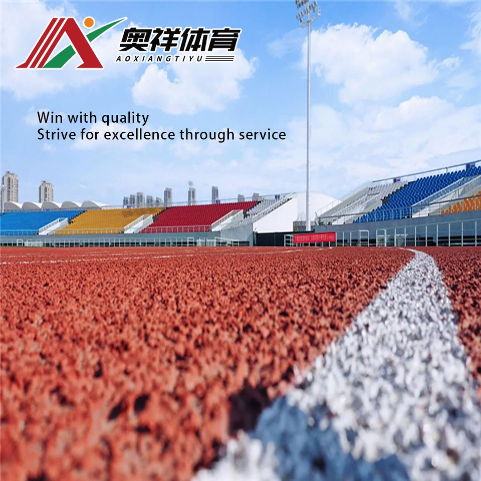 Polyurethane Track Granular Sports Field Is Used for Track and Field ...