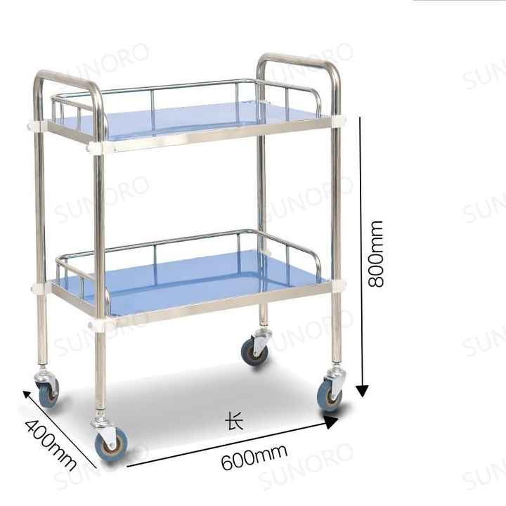 ST01 Wholesale Customized 304 Stainless Steel Medicine Trolley Delivery ...