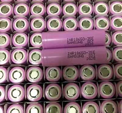 Sam 100% Original Inr18650 35e 3.6v 3500mah Rechargeable Lithium Ion Battery 10a Discharge For ...