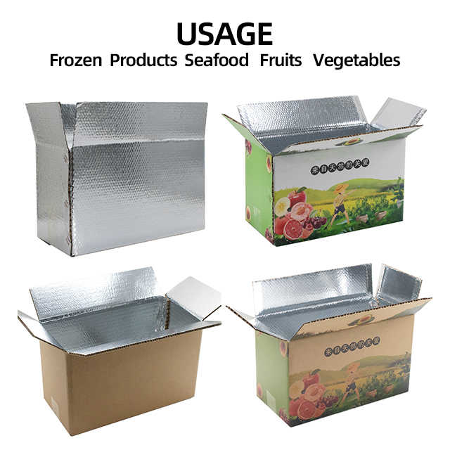 Insulated Food Cooler Packaging - Perfect for Frozen Shipping