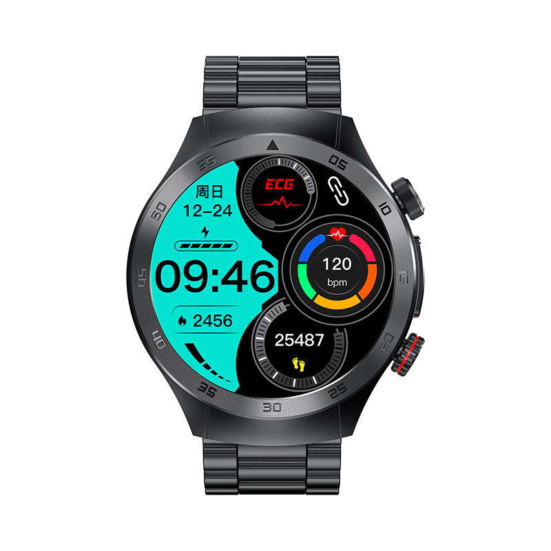ECG Smartwatch E800 AMOLED Screen with BT Calling | Heart Rate Monitor ...