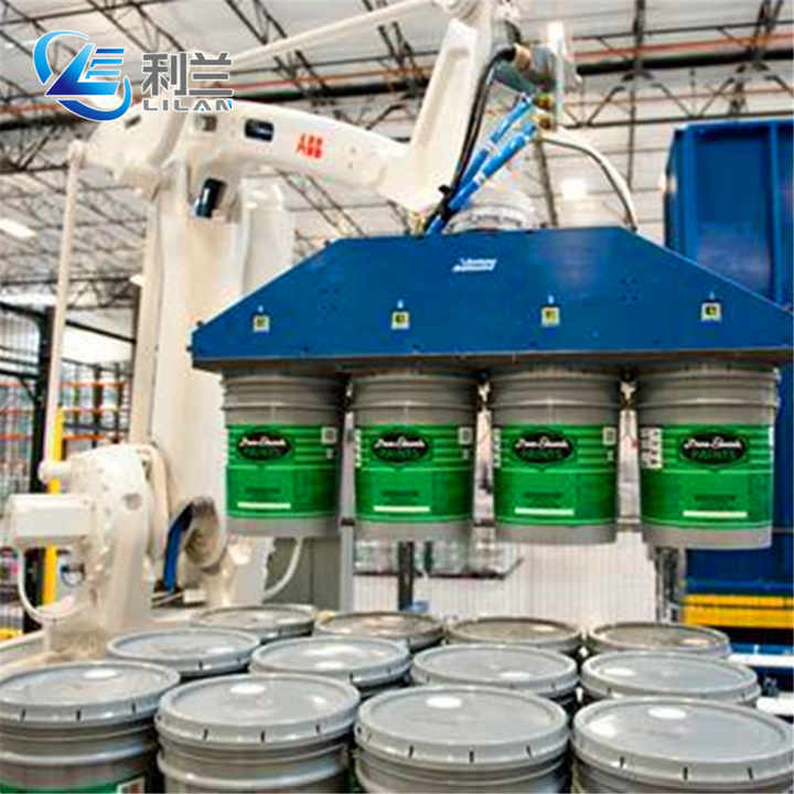 Automatic Palletizer/Robot Stacker 5 Gallon Water Buckets Robot ...