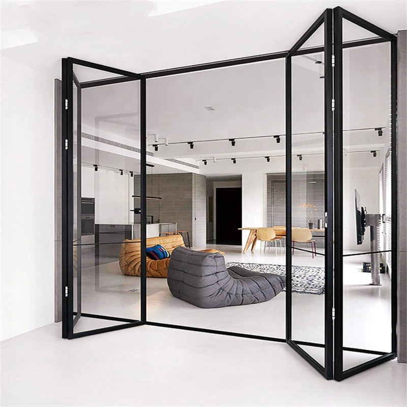 Kitchen Hidden Folding Glass Door and Window, Whole Piece of Large ...