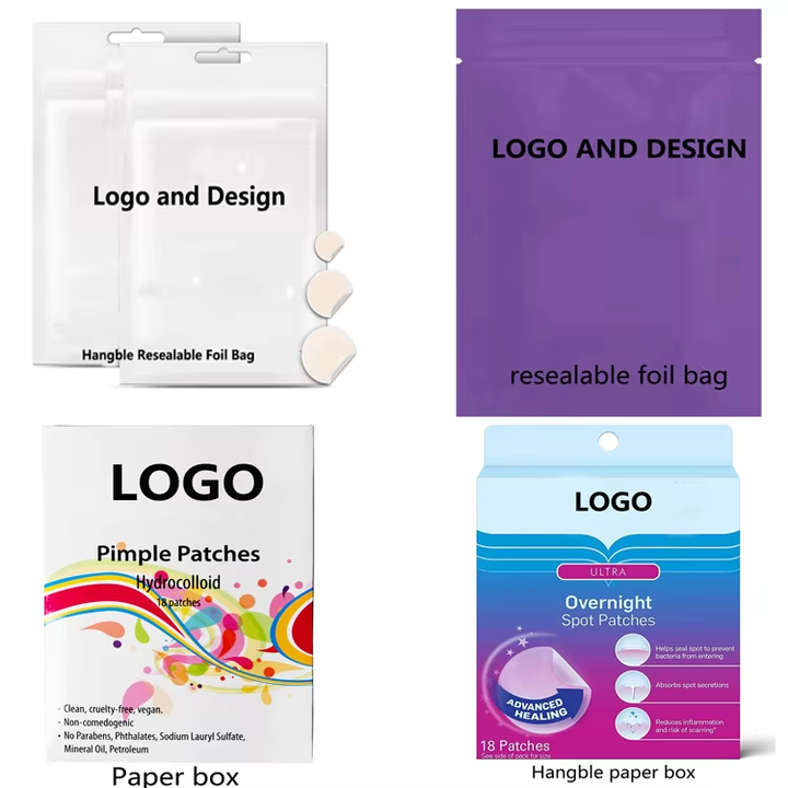 Wholesale Transparent Invisible Stickers Laser Acne Stickers Colorful ...