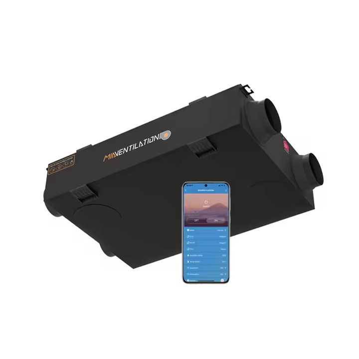 HVAC System Parts HRV Heat Recovery Ventilator Home Compact Fresh Air ...