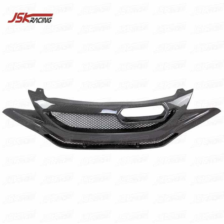 Js Style Carbon Fiber Front Grille ( Only For Rs Bumper ) For 2014-2016 ...